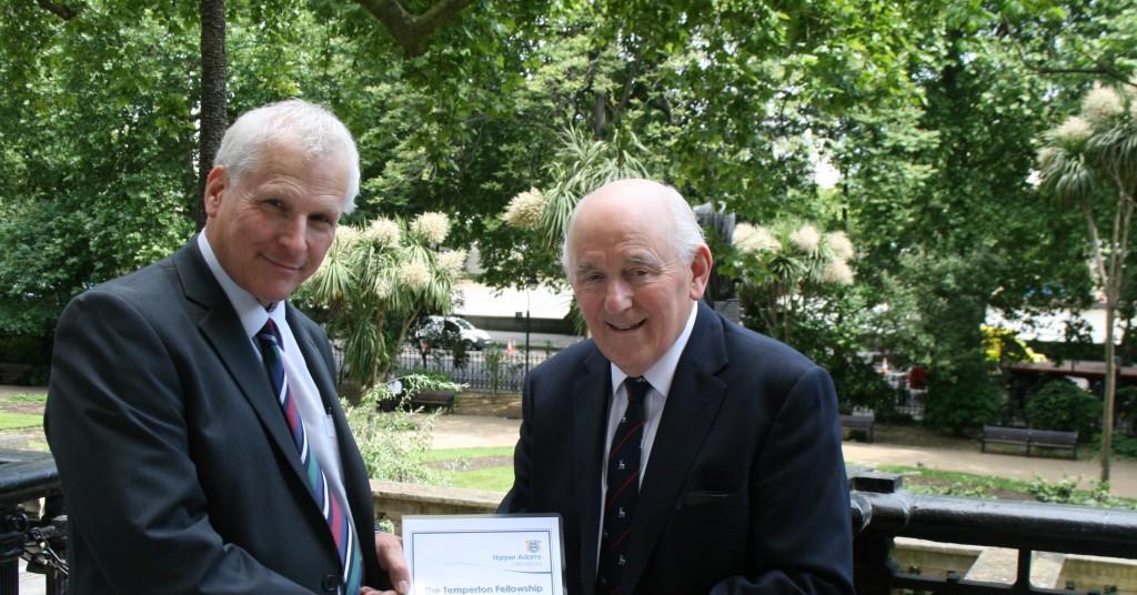 David Evans becomes 23rd recipient of Temperton Fellowship Award | News ...