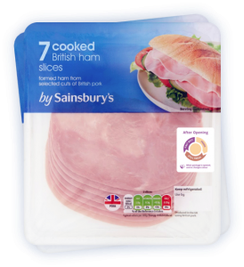 ‘Smart Label’ from Sainsbury’s shows how long ham packaging has been ...