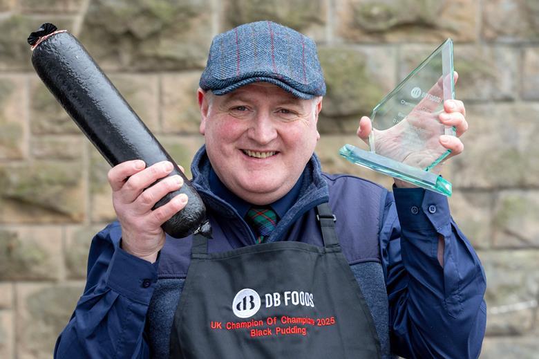 Scottish butcher takes home trophy for best black pudding in the UK ...