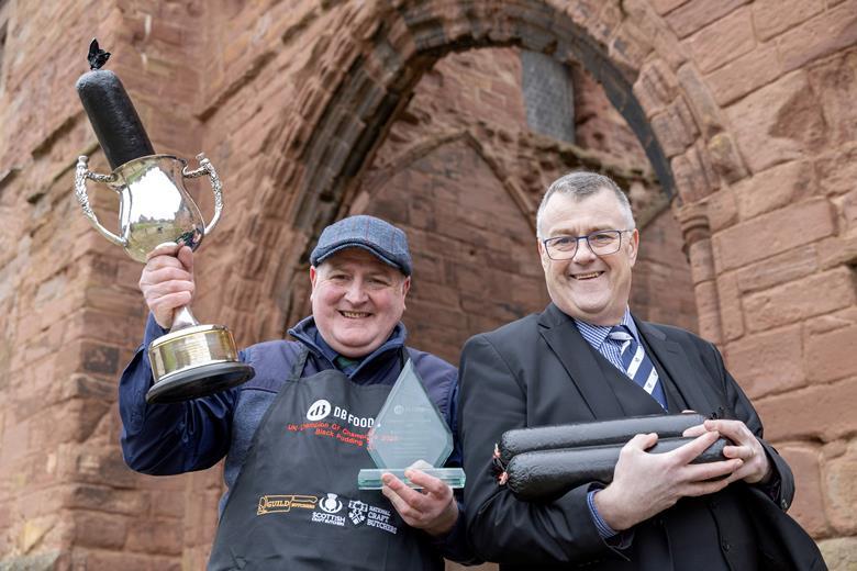 Scottish butcher takes home trophy for best black pudding in the UK ...